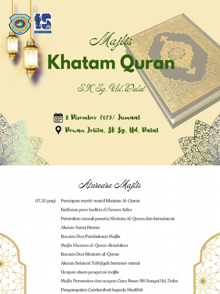 Buku Program Khatam Quran | PDF