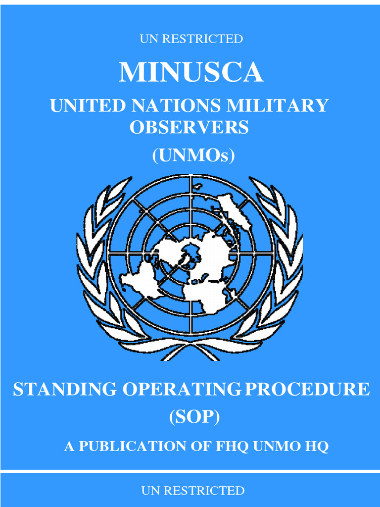 Minusca Unmo Sop - Final | PDF | Identity Document | Driver's License