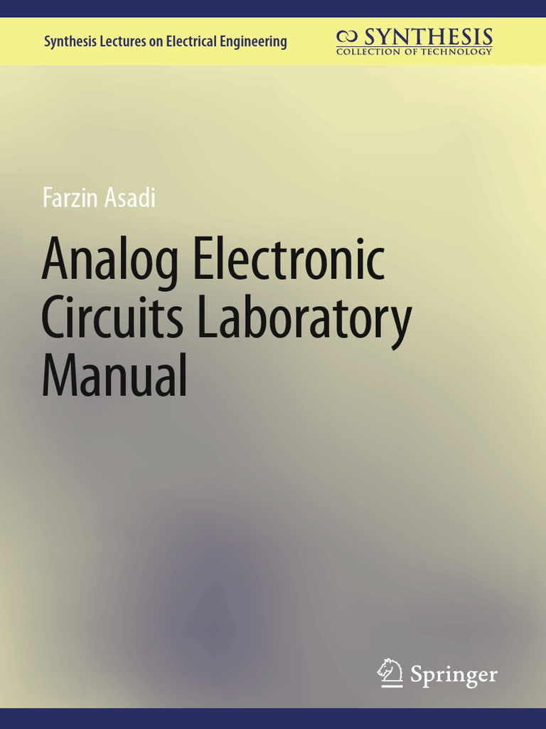 Asadi F. Analog Electronic Circuits Laboratory Manual 2023 | Download Free PDF | Diode | Amplifier
