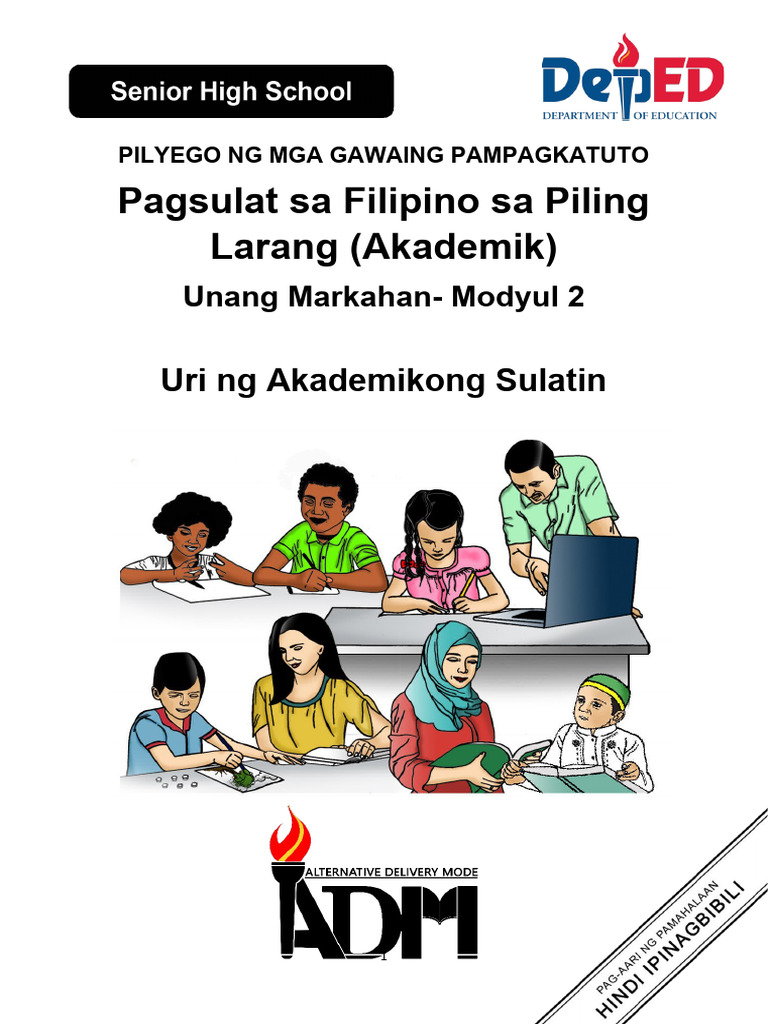Piling Larang Akademik - Q1 - Modyul 2 | PDF