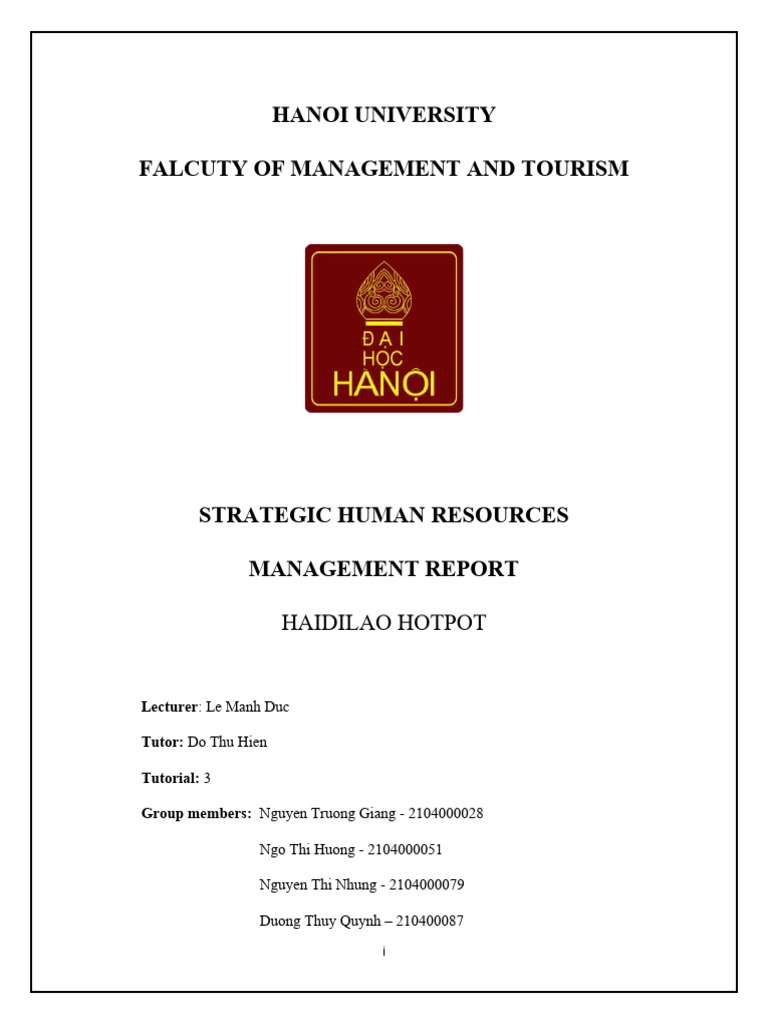 HRM Report | Download Free PDF | Incentive | Employment