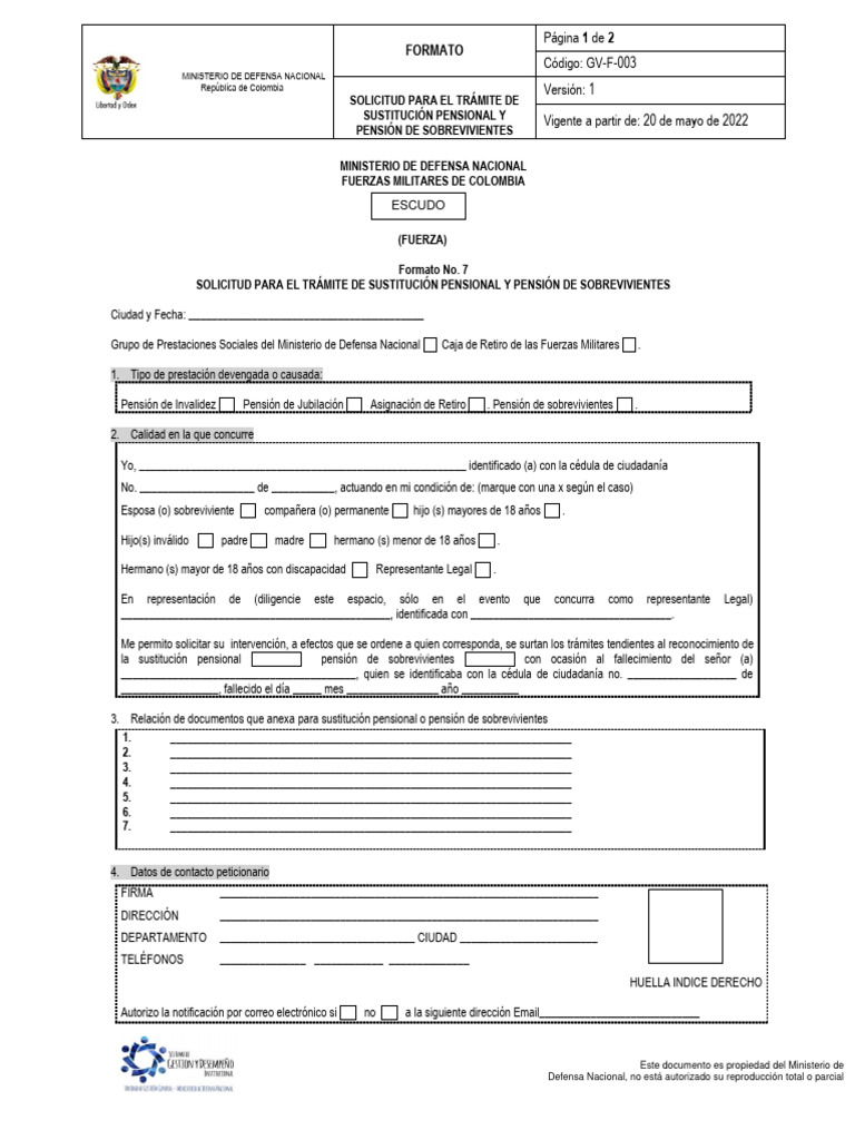Formato 07 | PDF | Documento de identidad | Gobierno