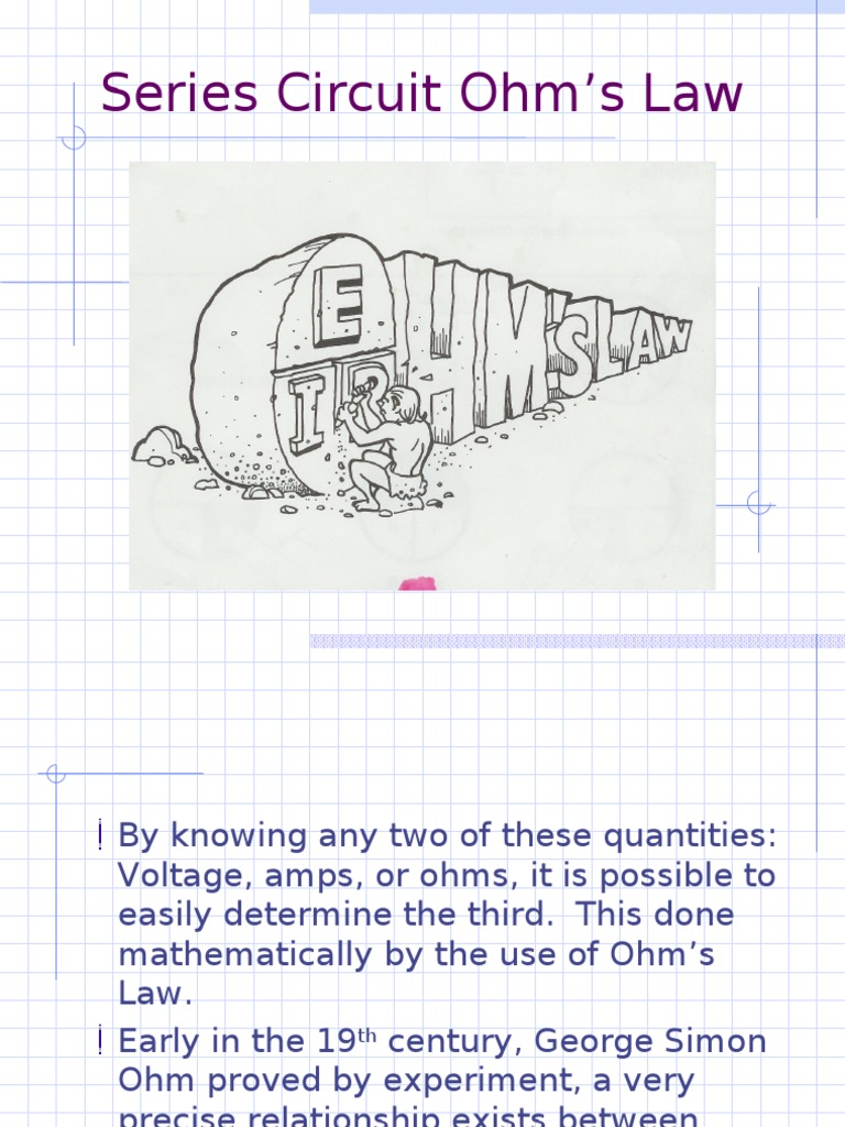 Series Circuit Ohm's Law | PDF | Electric Current | Voltage