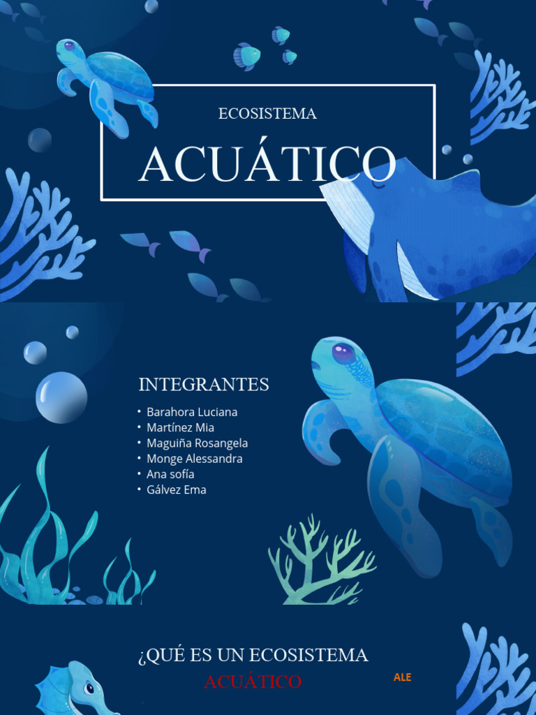 Presentacion Ecosistemas | PDF | Ecosistema | Agua