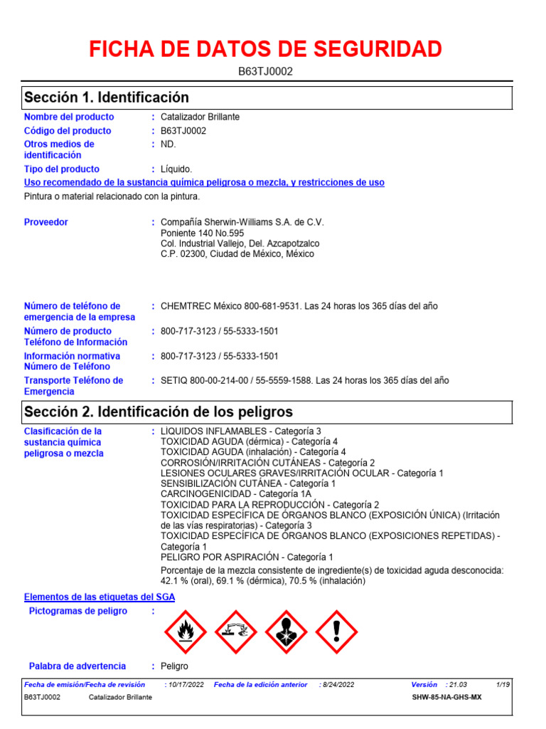 B63-Promax-Catalizador-Epóxico HDS | PDF
