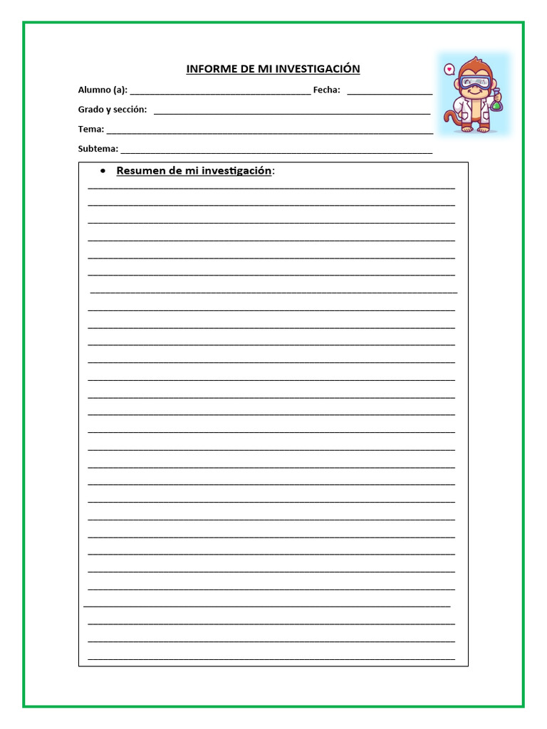 FORMATO DE INFORME (1) | PDF