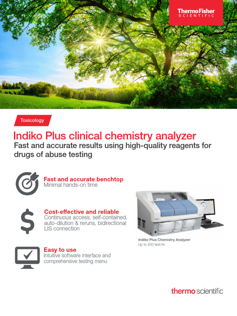 TFS Assets CDD Flyers CDD FR MTL 0421 Indiko Plus Clinical Chemistry ...