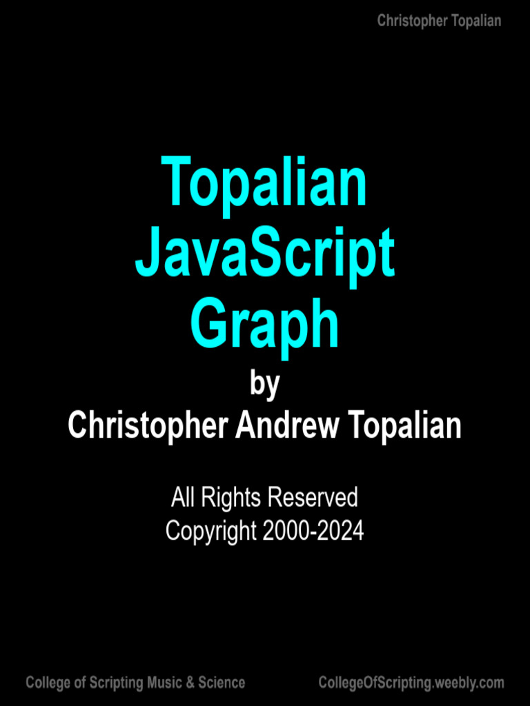 Topalian JavaScript Graph by Christopher Topalian | PDF | Typefaces ...