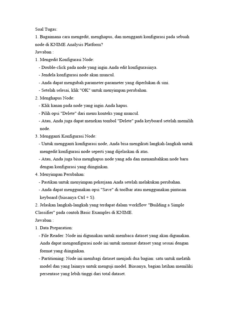 KNIME Analytics Platform | PDF