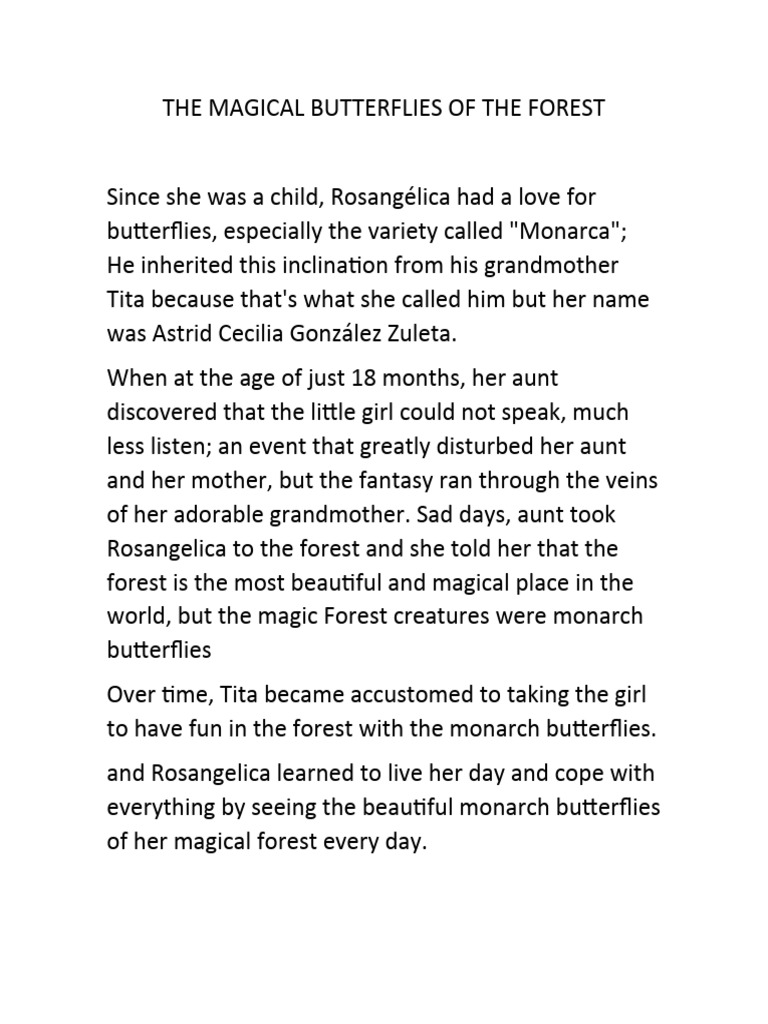 Magical Forest of Monarchs | PDF | Mystery, Thriller & Crime Fiction ...