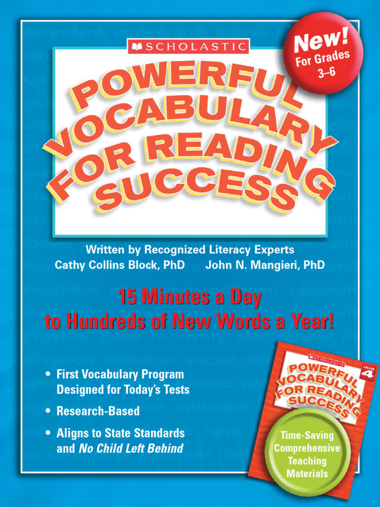 Vocabulary Success for Grades 3-6 | PDF | Vocabulary | Reading ...