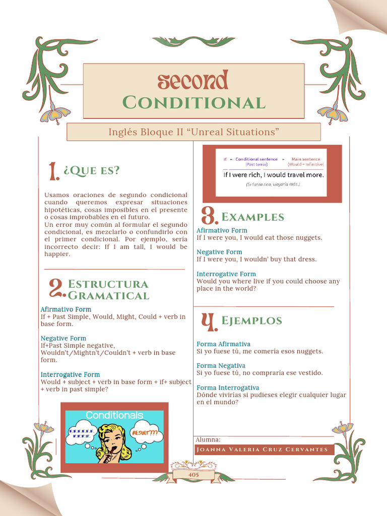 Guía del Segundo Condicional Inglés | PDF