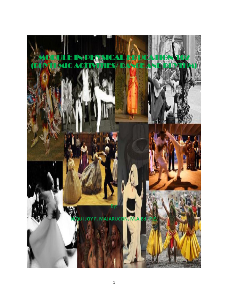 PE 2 Module 1 Lesson 1 | PDF | Philippines | Dances