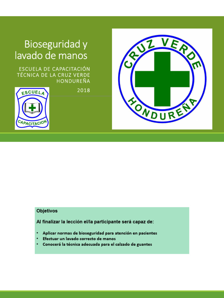 PDF Bioseguridad y Lavado de Manos | PDF | Lavado de manos | Guante