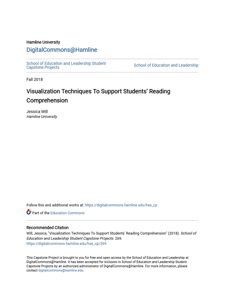 Visualization Techniques for Reading Comprehension | PDF | Reading ...