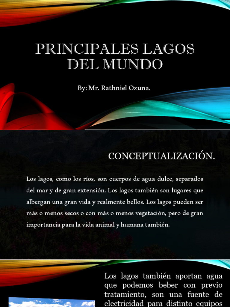Principales lagos del mundo y su imporancia. | PDF