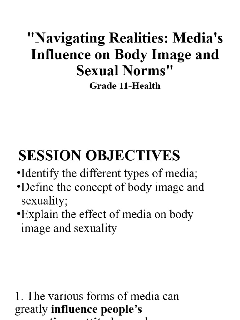 Media's Impact on Body Image | PDF