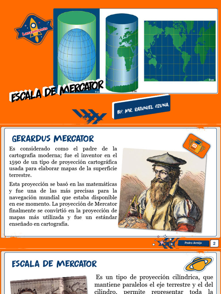 Proyección Mercator: Historia y Uso | PDF | Mapa | Cartografía