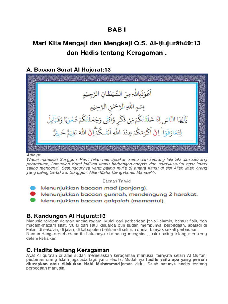 Ringkasan Materi Kels 4 Kurikulum Merdeka | PDF