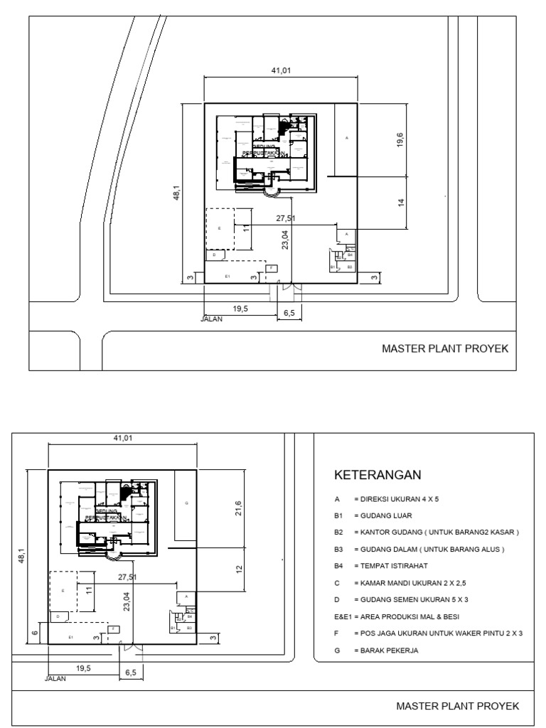 Site Plan Proyek | PDF