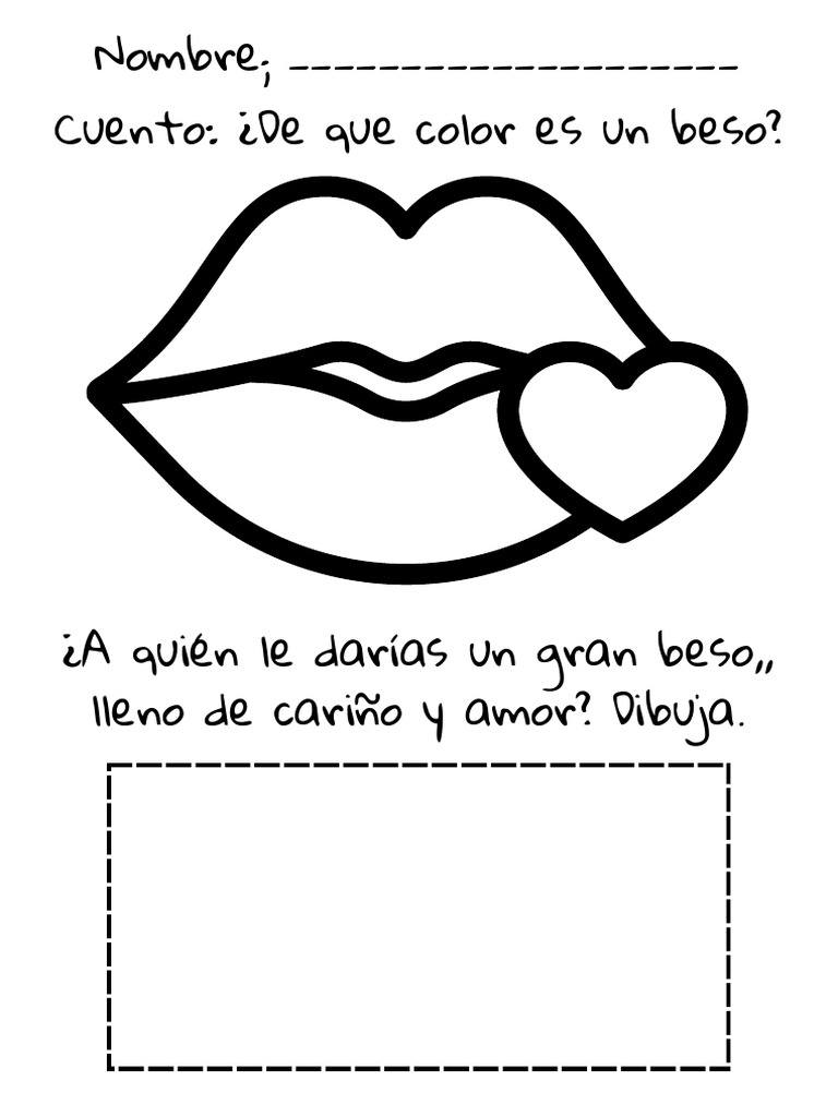 Cuento ¿De Que Color Es Un Beso | PDF Cuento ¿De Que Color Es Un Beso | PDF