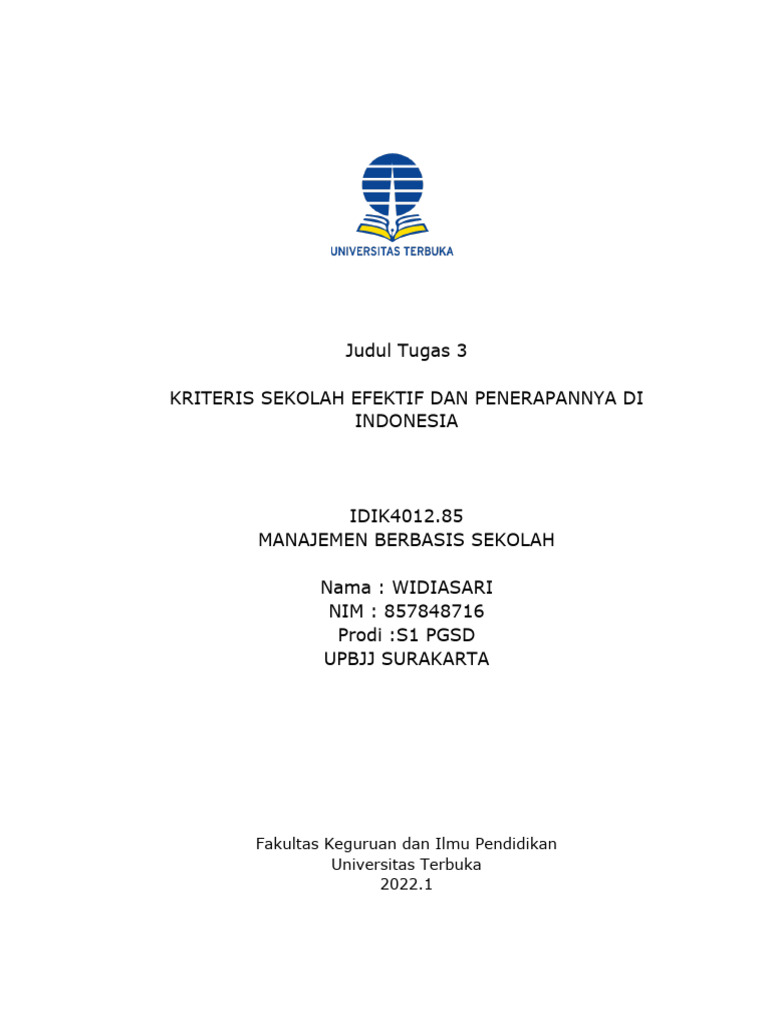 Tugas3 MBS | PDF | Karier & Perkembangan | Kesehatan Holistik