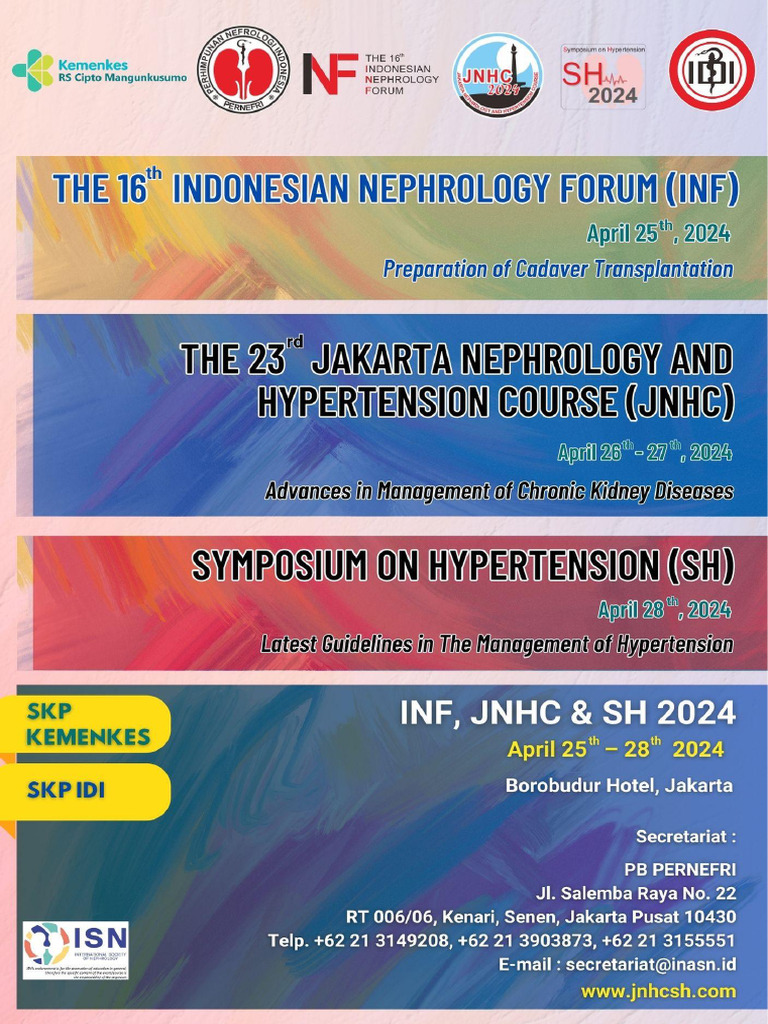 Final Ann INFJNHCSH 2024 Rev6 | PDF | Chronic Kidney Disease | Nephrology