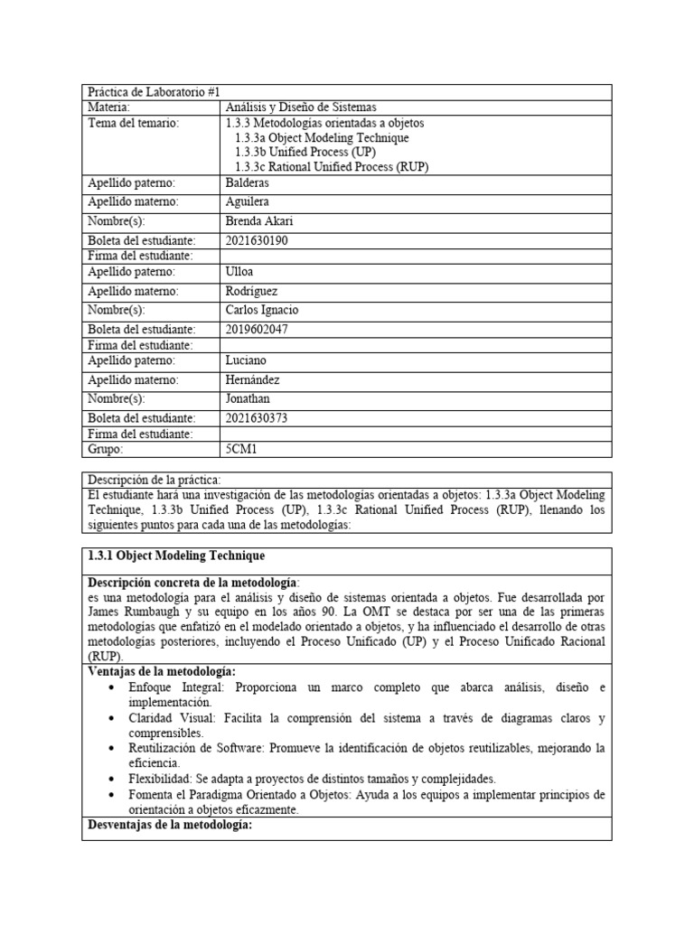 Práctica1deLaboratorioTema1 3 3 | PDF | Software | Ingeniería de software