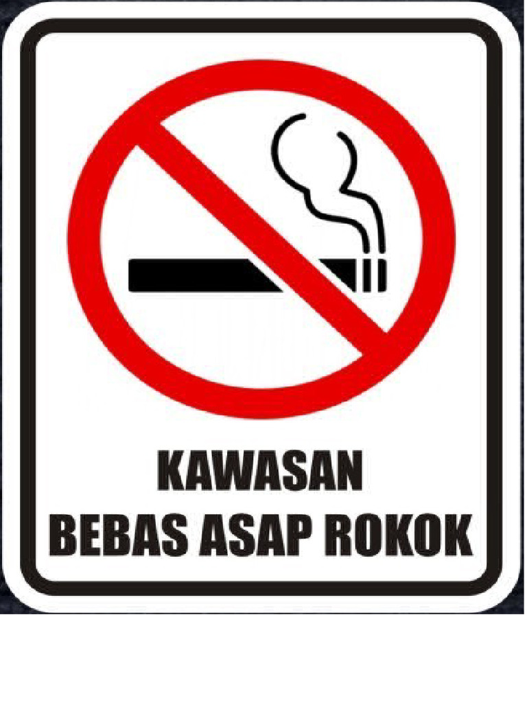 Poster Bebas Asap Rokok | PDF