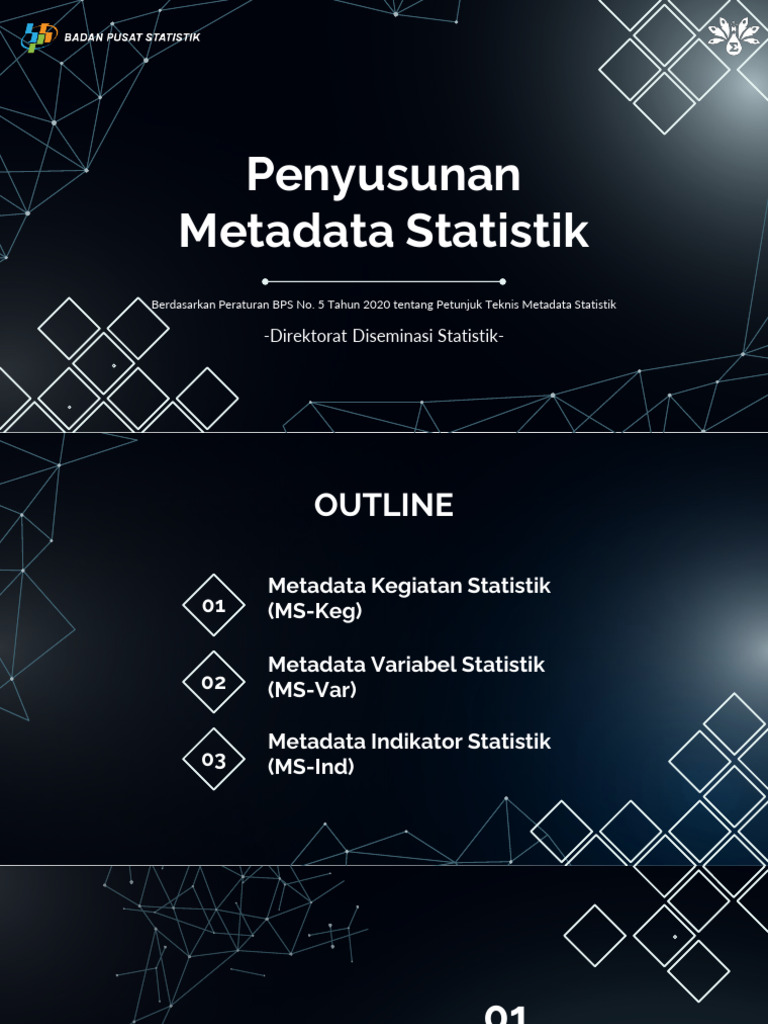 Penyusunan Metadata Statistik BPS | PDF | Komputer
