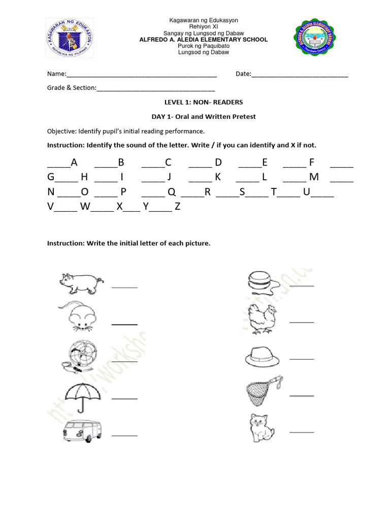 40 Days Activities For Non Readers | PDF