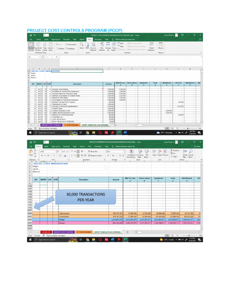 Project Cost Controls Program PCCP 1712640692 | PDF | Technology & Engineering