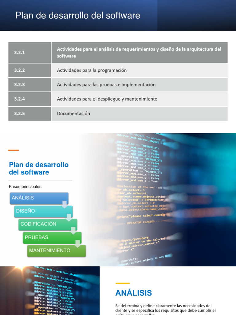 Plan de Desarrollo de Software | Descargar gratis PDF | Software | Ingeniería de software