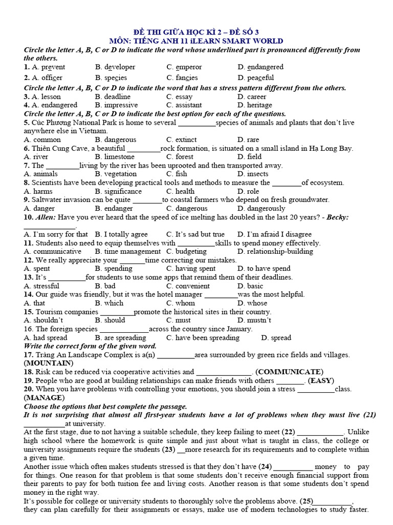 Second Midterm Test: English 11 | PDF | Hue | Earth Sciences