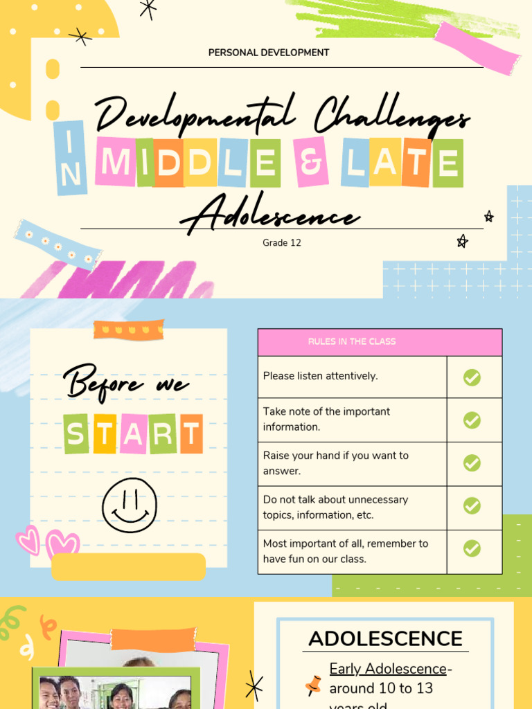 3 Developmental Changes in Middle and Late Adolescence | PDF ...