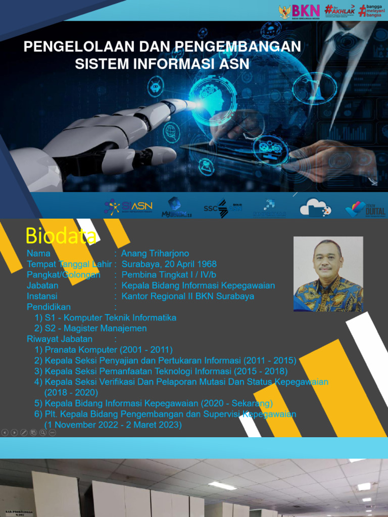 Pak Anang - Sistem Informasi Kepegawaian | PDF