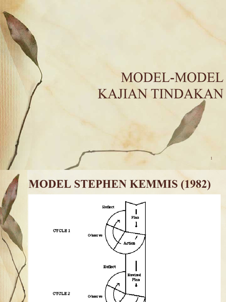 Tajuk 4A MODEL-MODEL KAJIAN TINDAKAN | PDF | Action Research | Psychology
