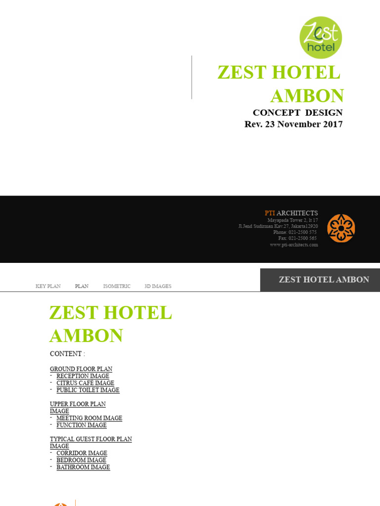 Zest Hotel Ambon Design Plans | PDF | Bathroom | Bathing