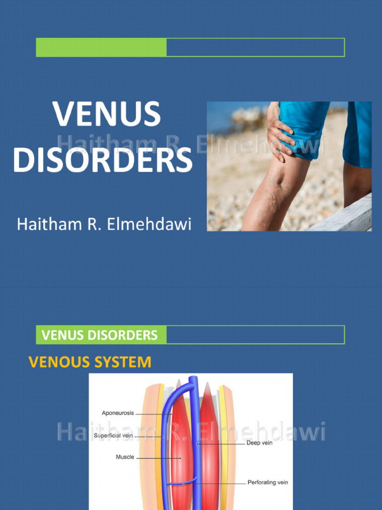 Venous disorders | PDF