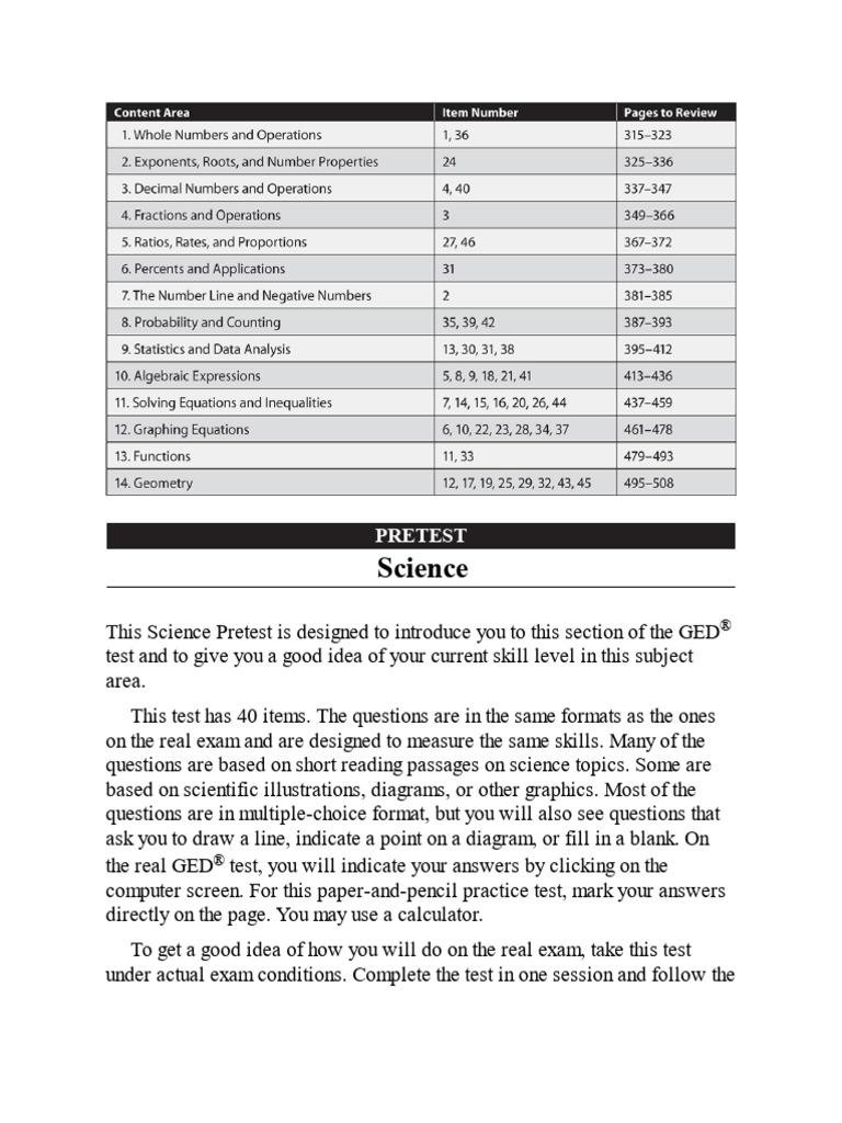 Ged Science Worksheet Questions | PDF | Force | Ultraviolet