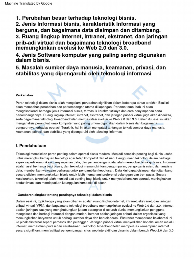 I. Pendahuluan: Perkenalan | PDF | Komputer