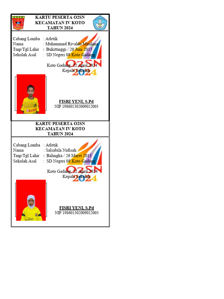 Contoh Kokarde Kosn 2024 | PDF