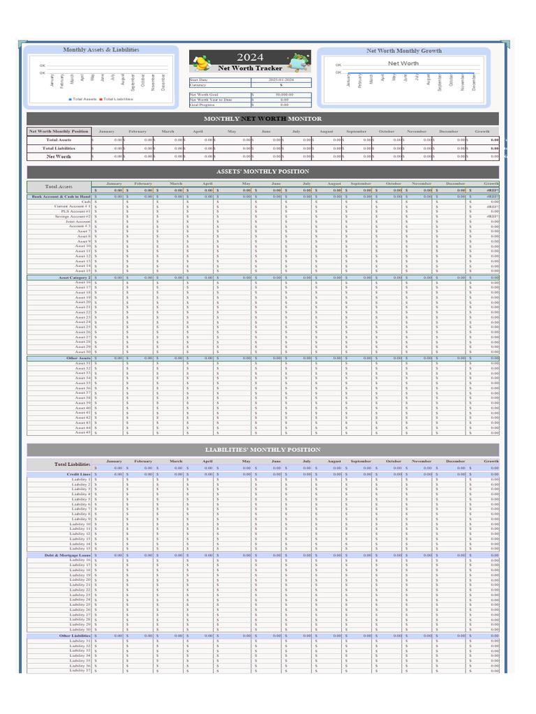 Net Worth Tracker | PDF