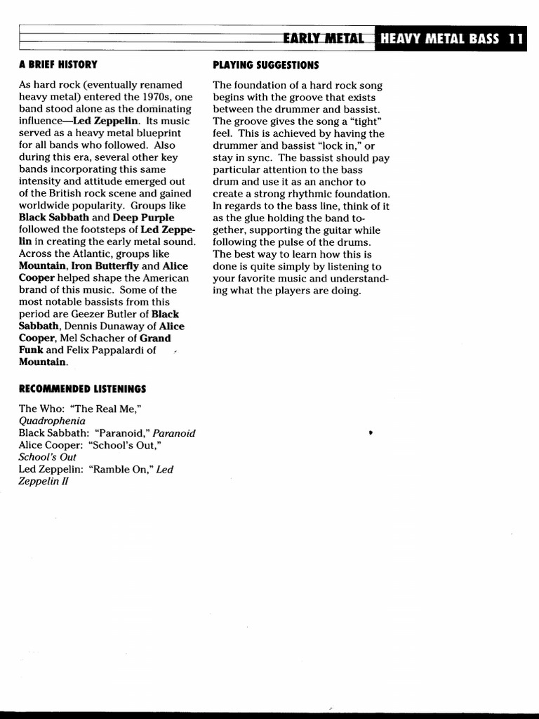 11 Heavy Metal | PDF