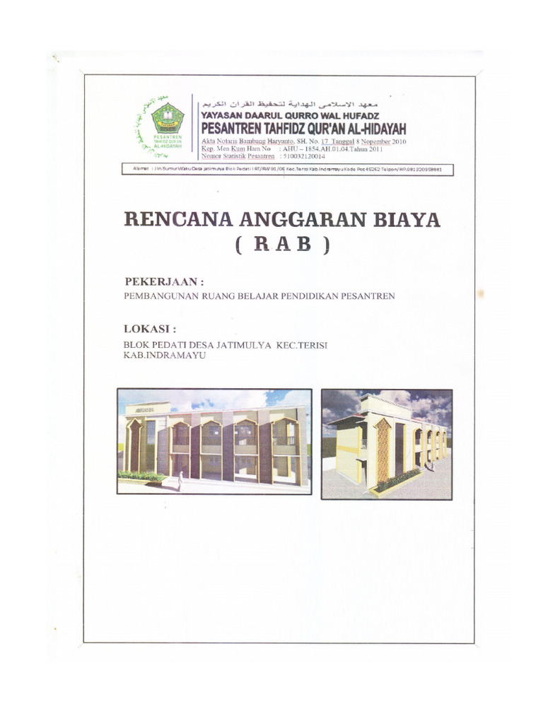 Rab (Ruang Belajar Pendidikan Pesantren) | PDF