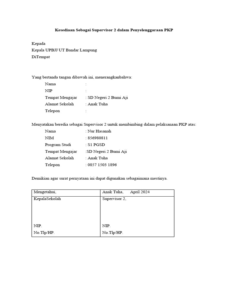 Lap. Kegiatan Awal PKP Nur Hasanah | PDF | Karier & Perkembangan