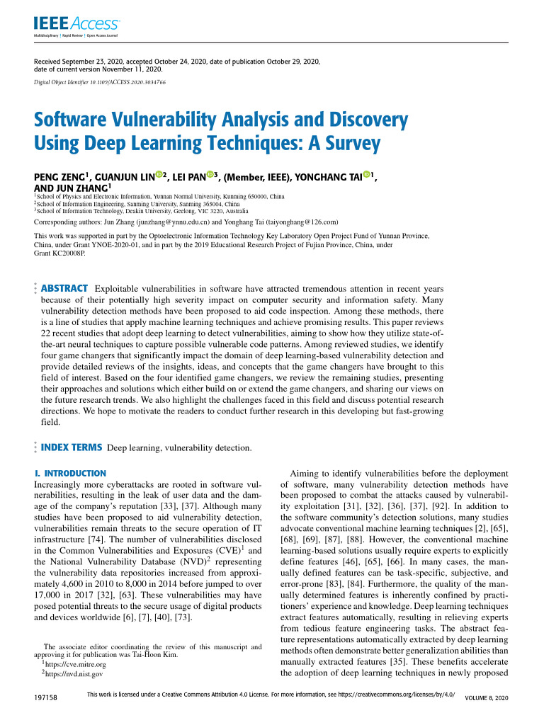 Software Vulnerability Analysis And Discovery Using Deep Learning 2084