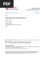 Stakeholder Theory: Edward Freeman (1984) | PDF