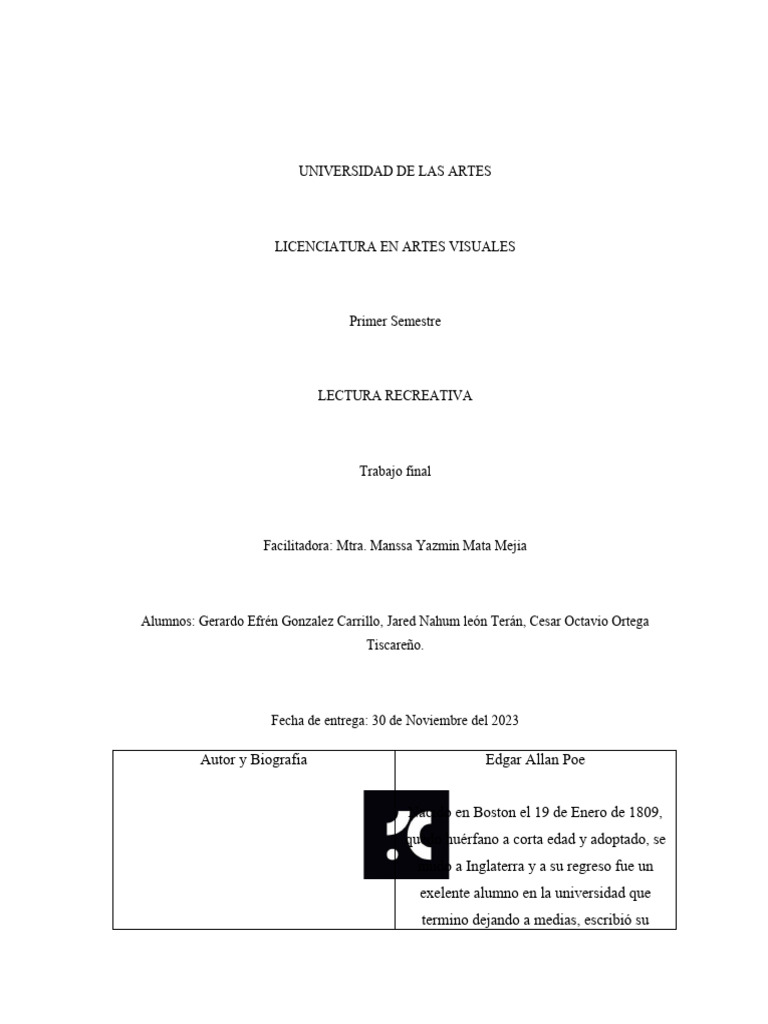 El Cuervo | PDF | El Cuervo | Edgar Allan Poe