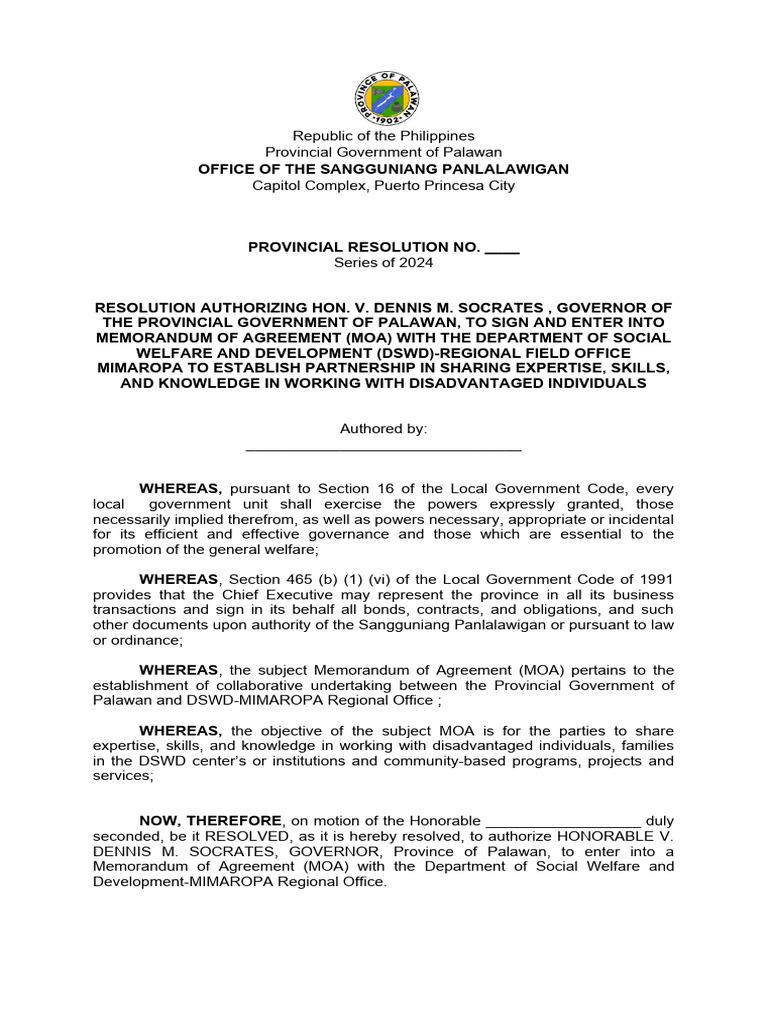 SP-Resolution | PDF | Governance | Justice